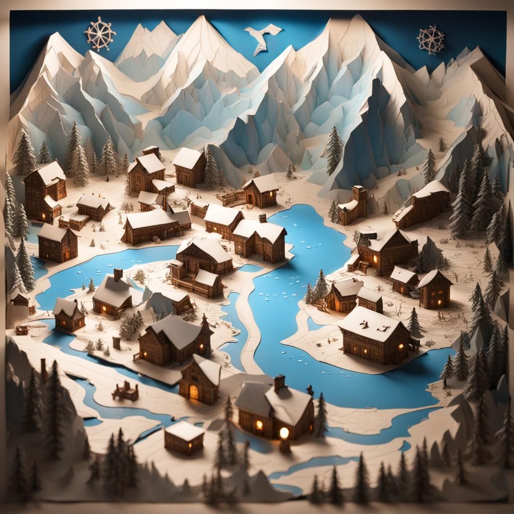 Paper land - AI Generated Artwork - NightCafe Creator