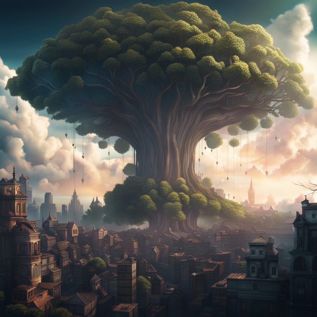 God Tree - AI Generated Artwork - NightCafe Creator