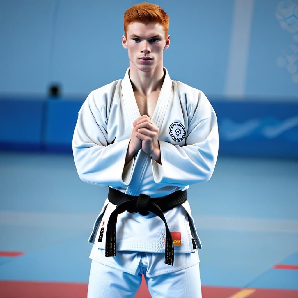 Ginger Pride in the Judo Ring: Embracing the Olympic Spirit (3) - AI ...