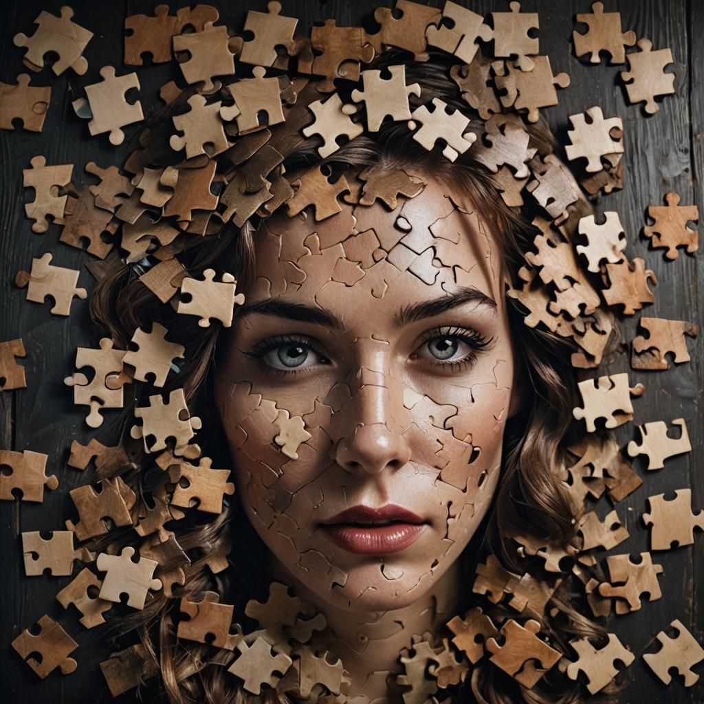 Sometimes the Pieces Fall into Place Beautifully - AI Generated Artwork - NightCafe Creator