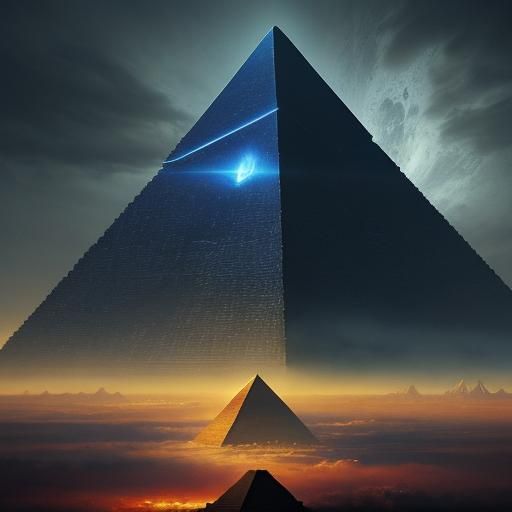 futuristic pyramids - AI Generated Artwork - NightCafe Creator