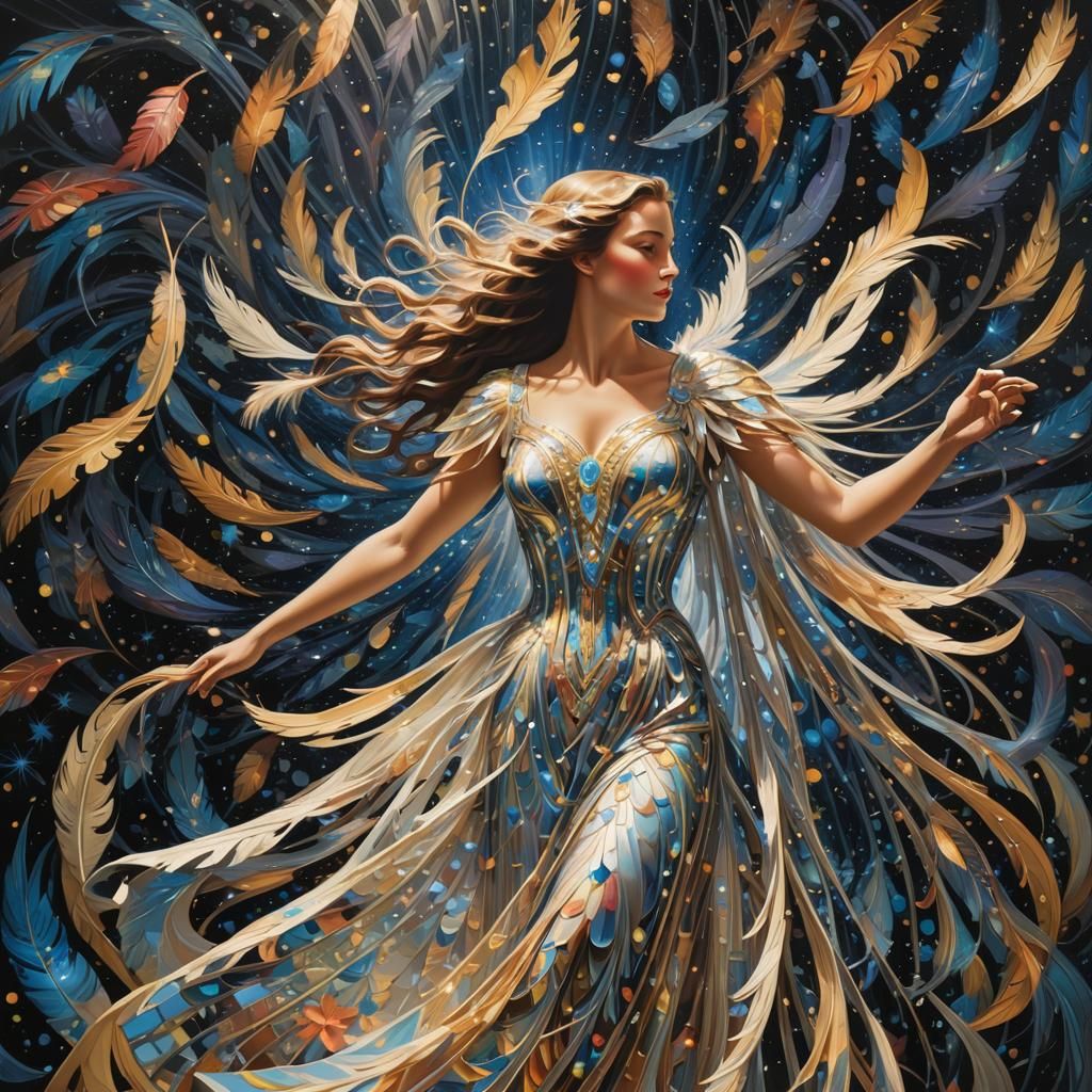 Arthur Radebaugh's artwork finds life through a magical figure, caught ...