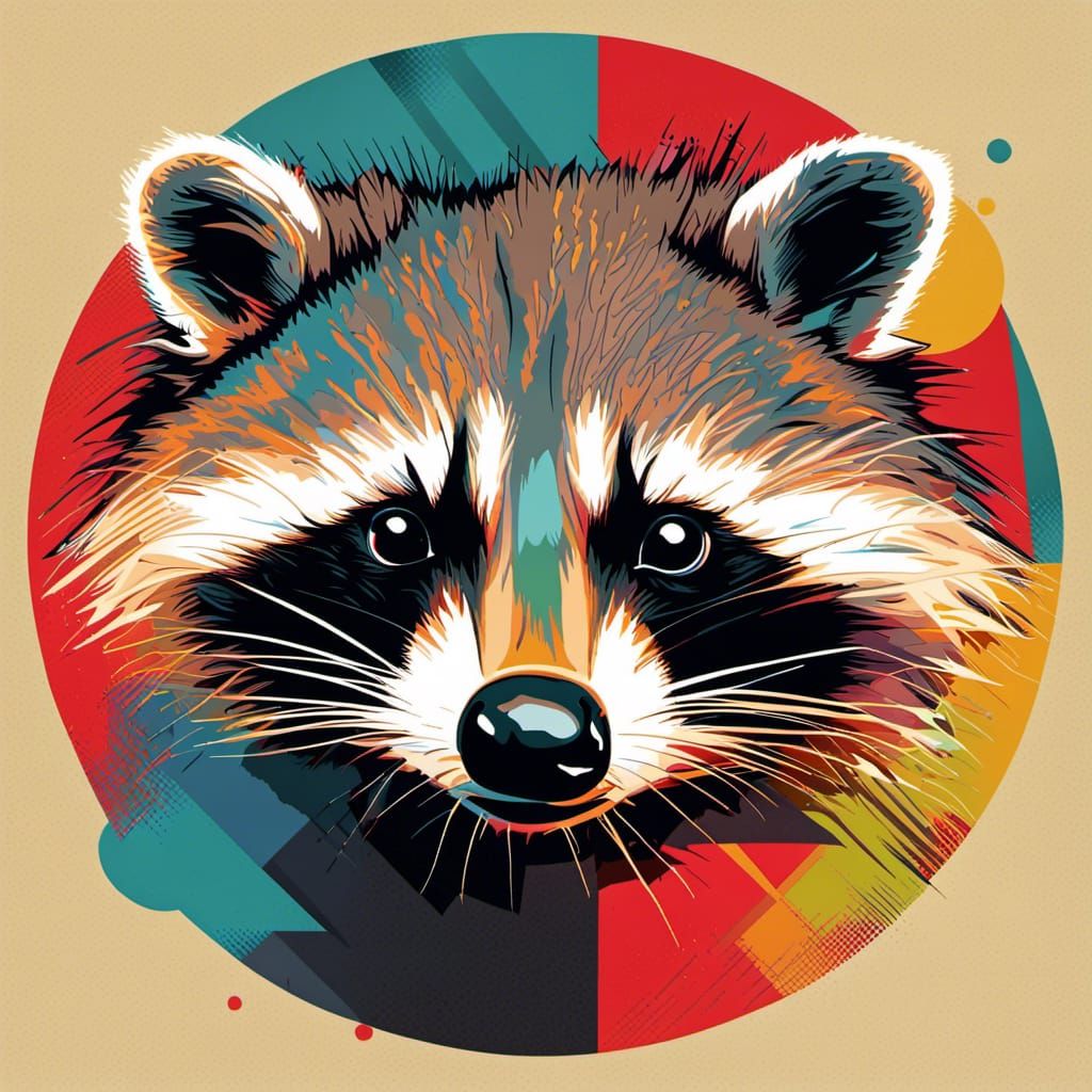 Racoon - AI Generated Artwork - NightCafe Creator