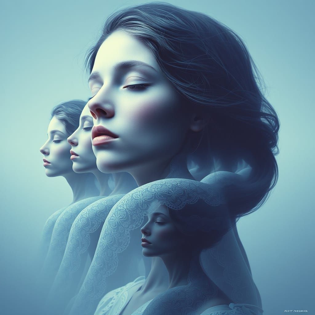 Surreal Infinity Movie Poster in Digital Art Style - AI Art