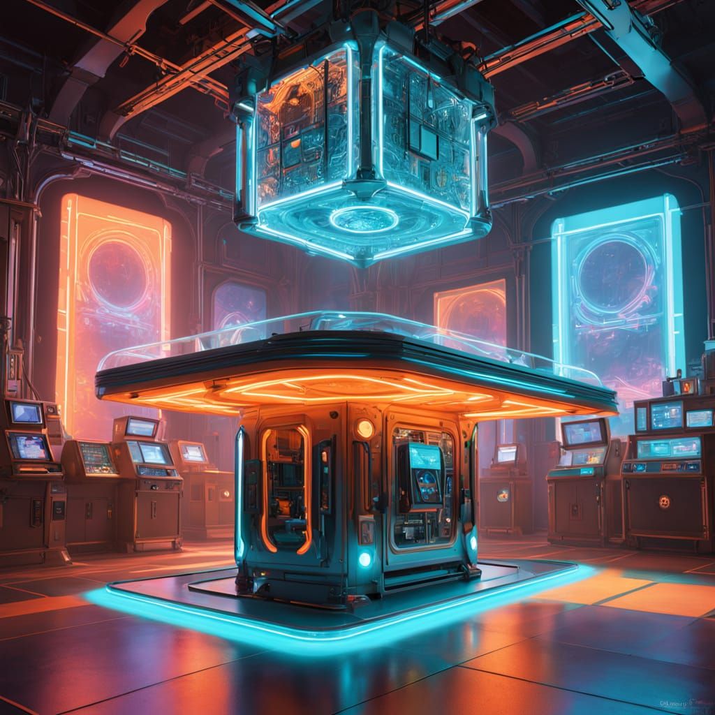 A Futuristic, High-Tech Laboratory - A Futuristic, High-Tech...