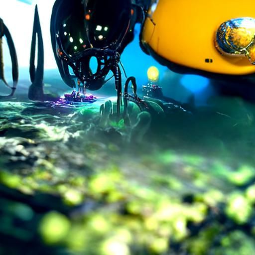 Deep Sea, Exploration, Submersible, Alien - AI Generated Artwork ...
