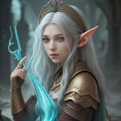 Dark forest elf - AI Generated Artwork - NightCafe Creator