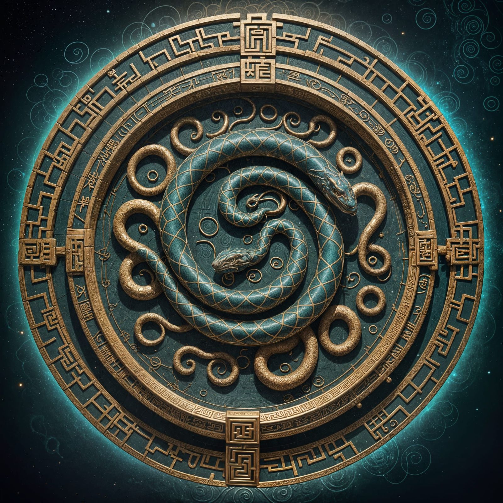 Snake mandala - Snake mandala