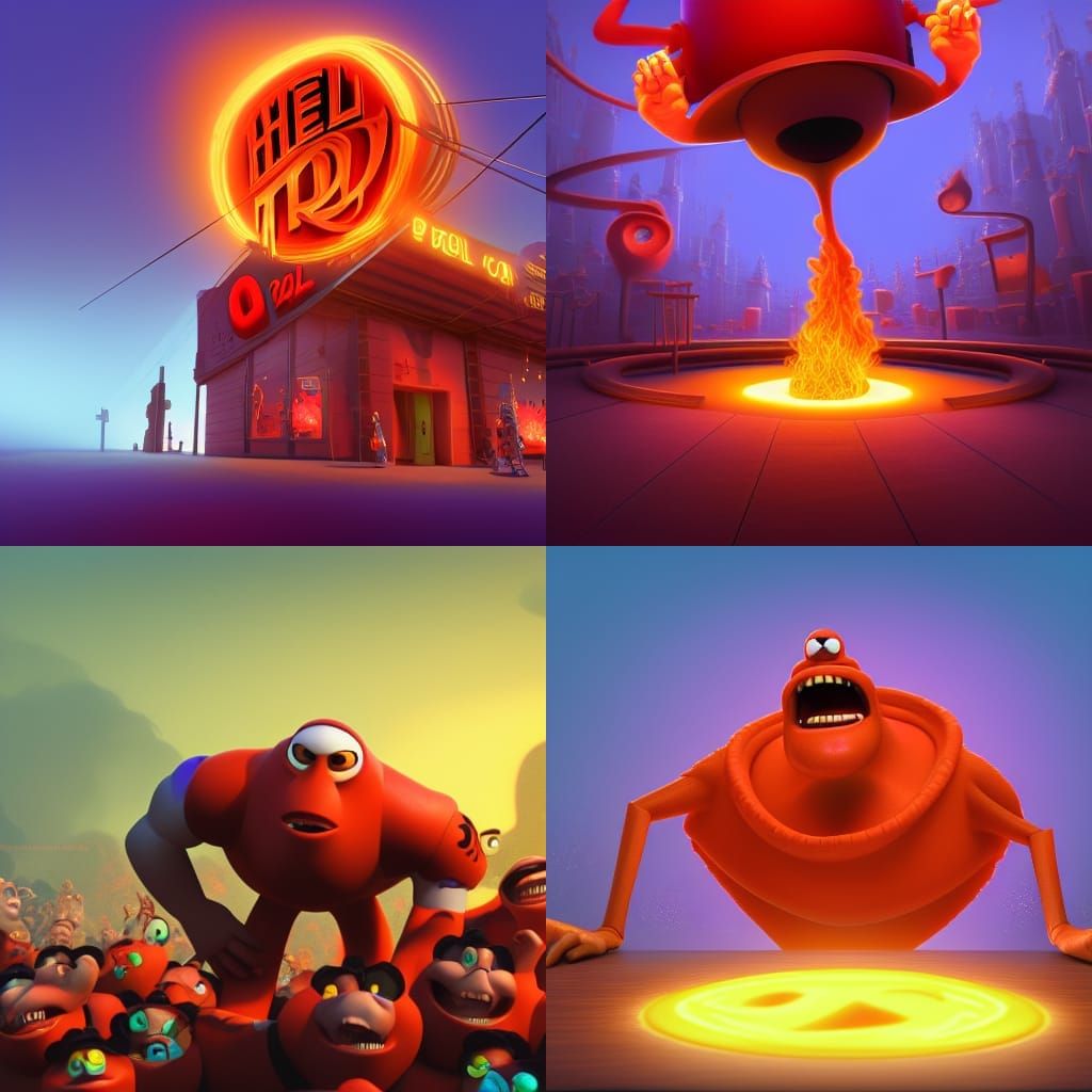 Hell - AI Generated Artwork - NightCafe Creator