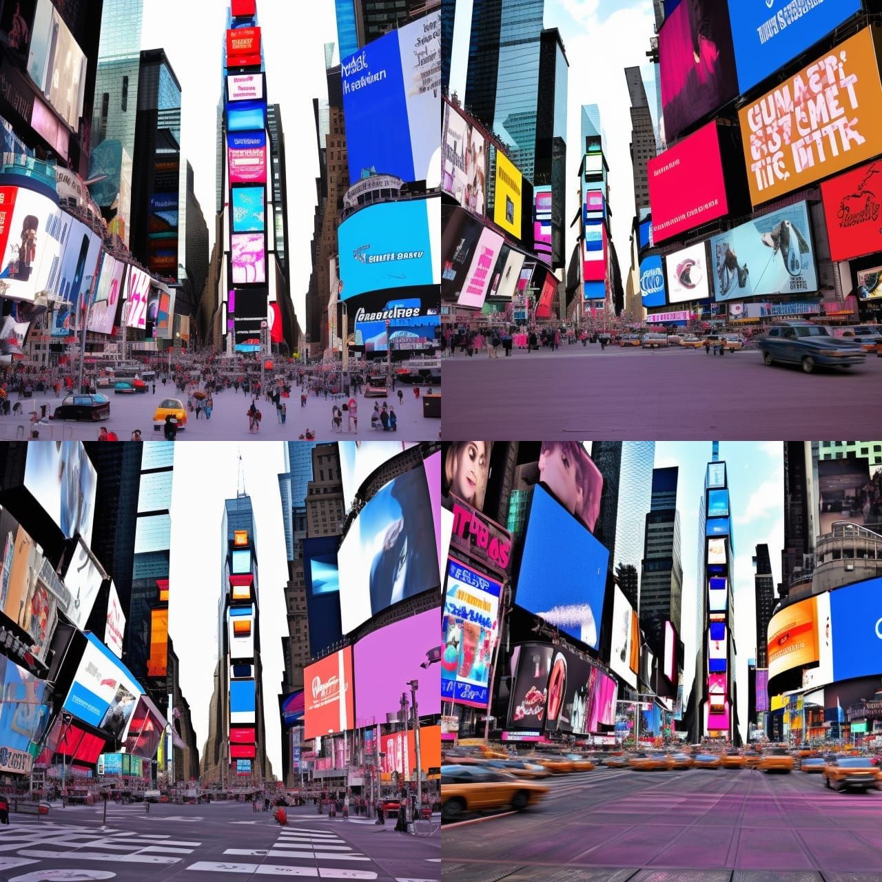 Time Square Art.... - AI Generated Artwork - NightCafe Creator