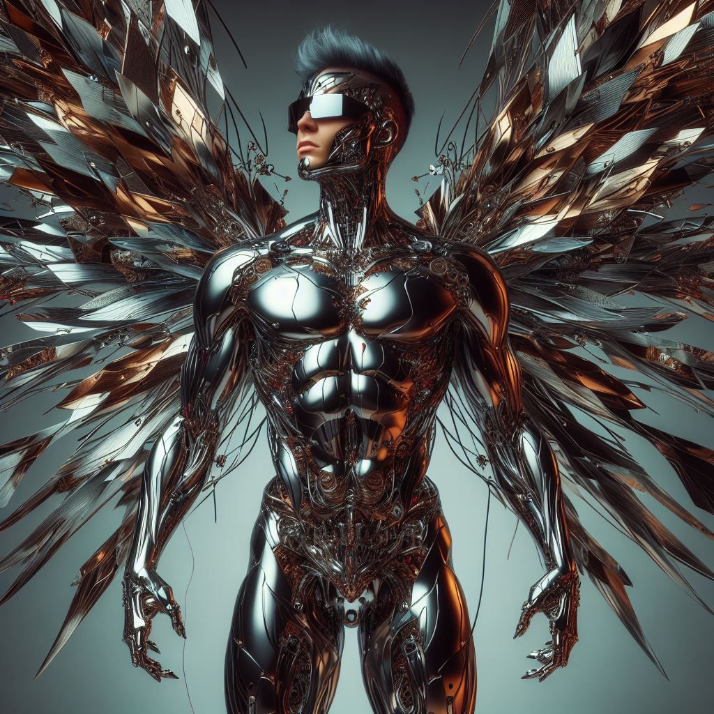 Cyborg Battle Fairy - AI Generated Artwork - NightCafe Creator