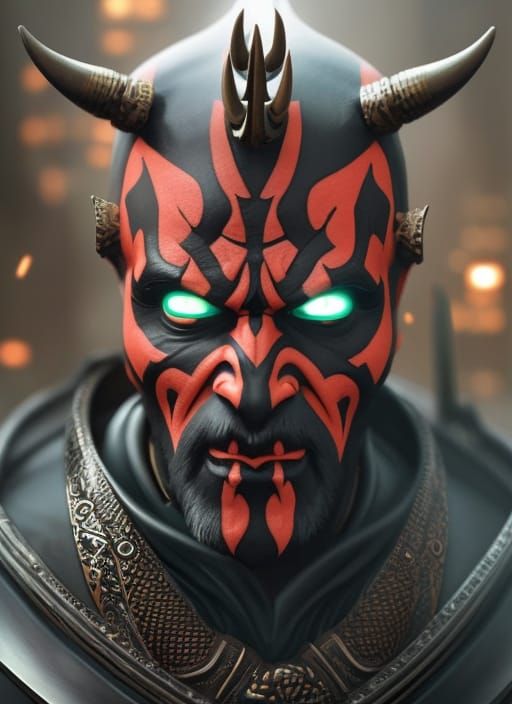 Darth Maul Viking - AI Generated Artwork - NightCafe Creator
