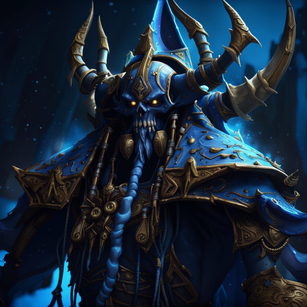 Kel'Thuzad, Warcraft, 8k resolution, hyperdetailed, majestic, fantasy, masterpiece, cinematic ...