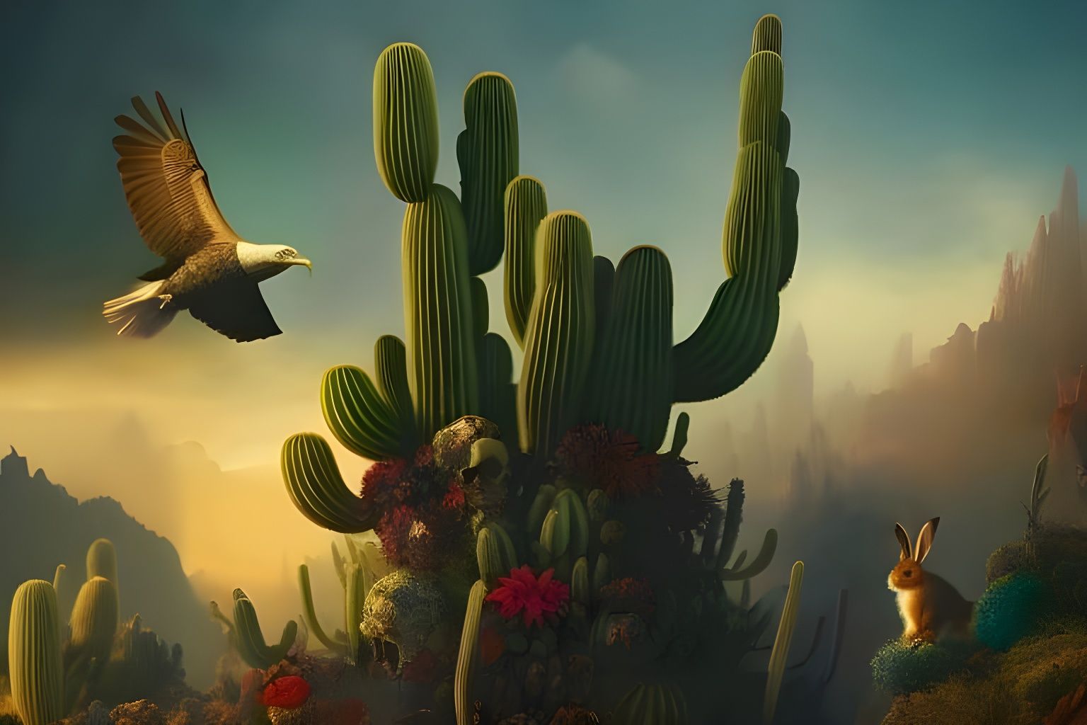 Cactus - AI Generated Artwork - NightCafe Creator