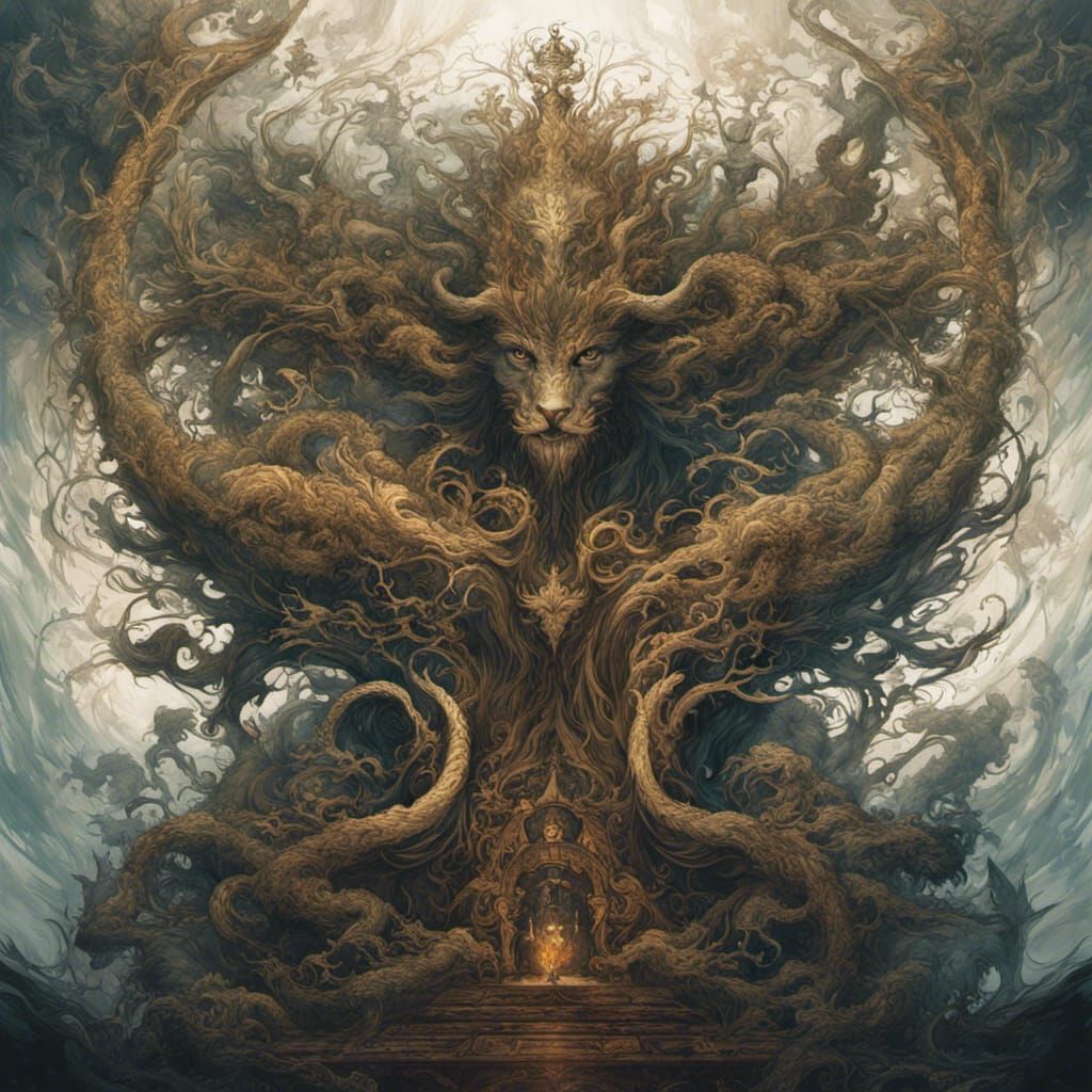 Mythological Hydra - AI Generated Artwork - NightCafe Creator