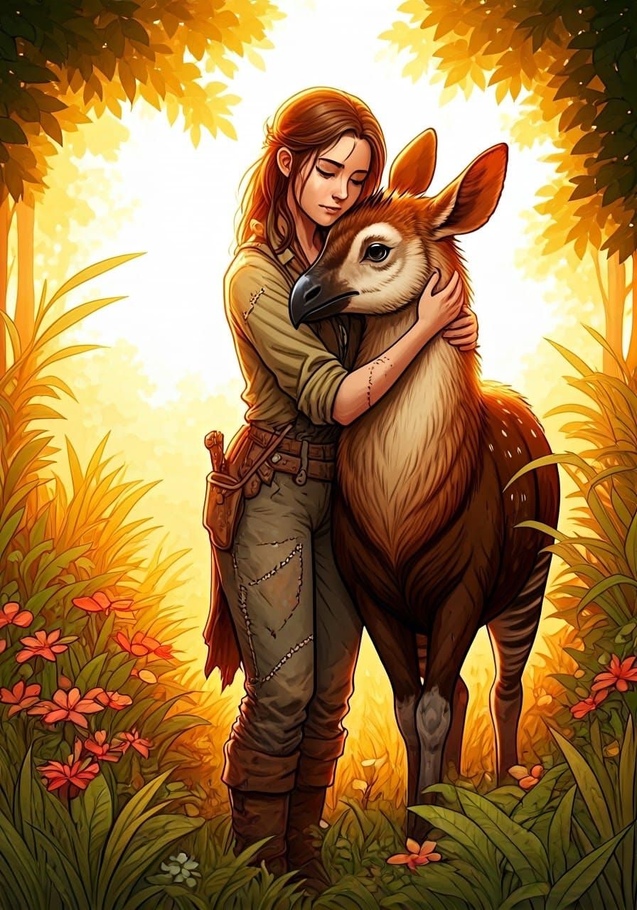 Aetheria art: Her first Prokrinn faunling