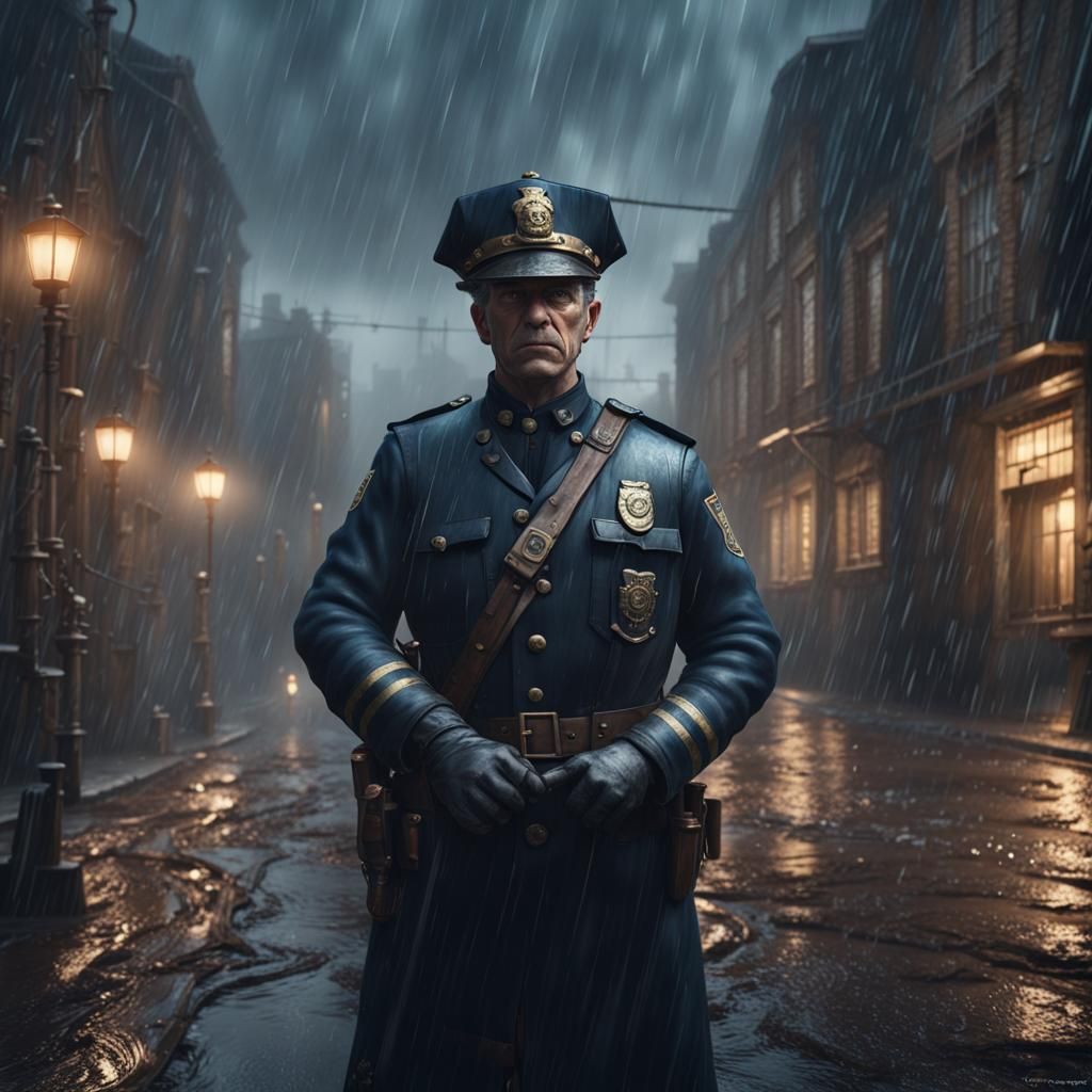 Police officer - AI Generated Artwork - NightCafe Creator