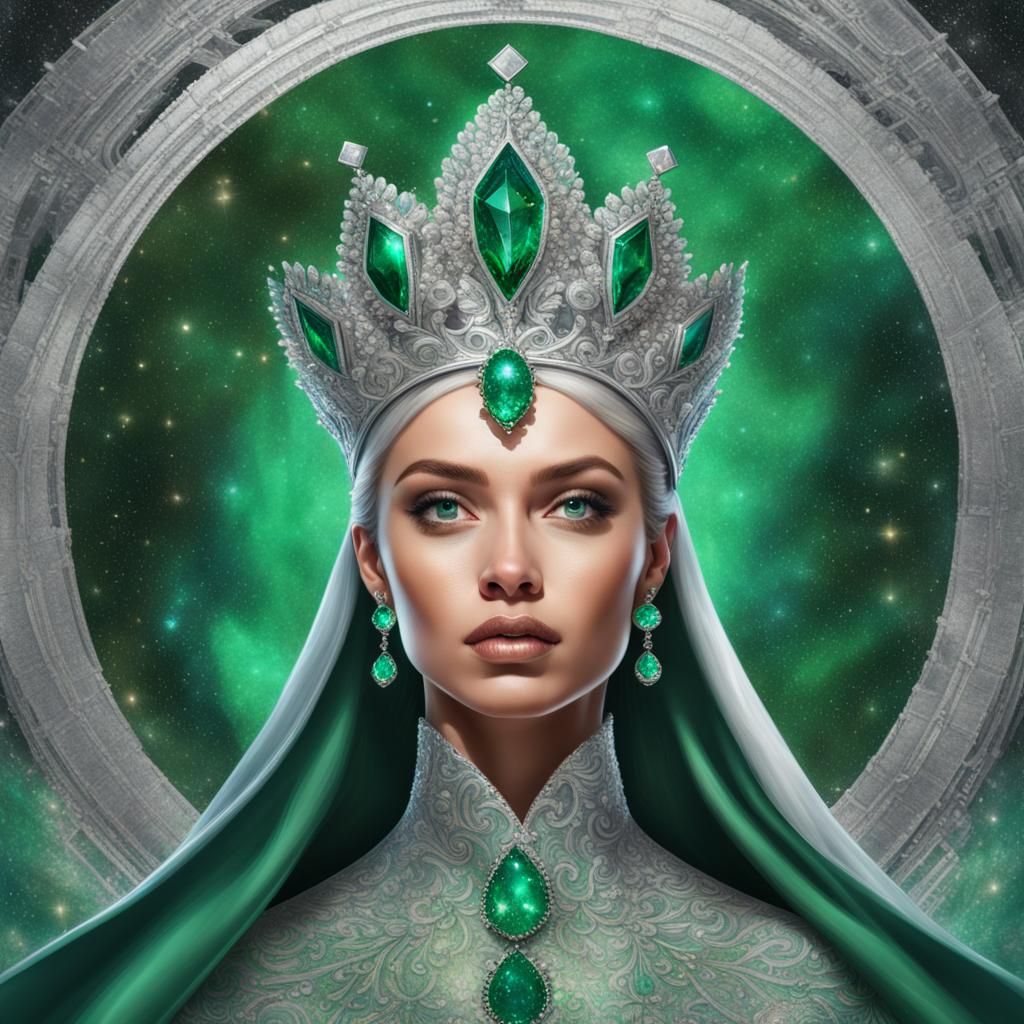 Emerald Queen - AI Generated Artwork - NightCafe Creator