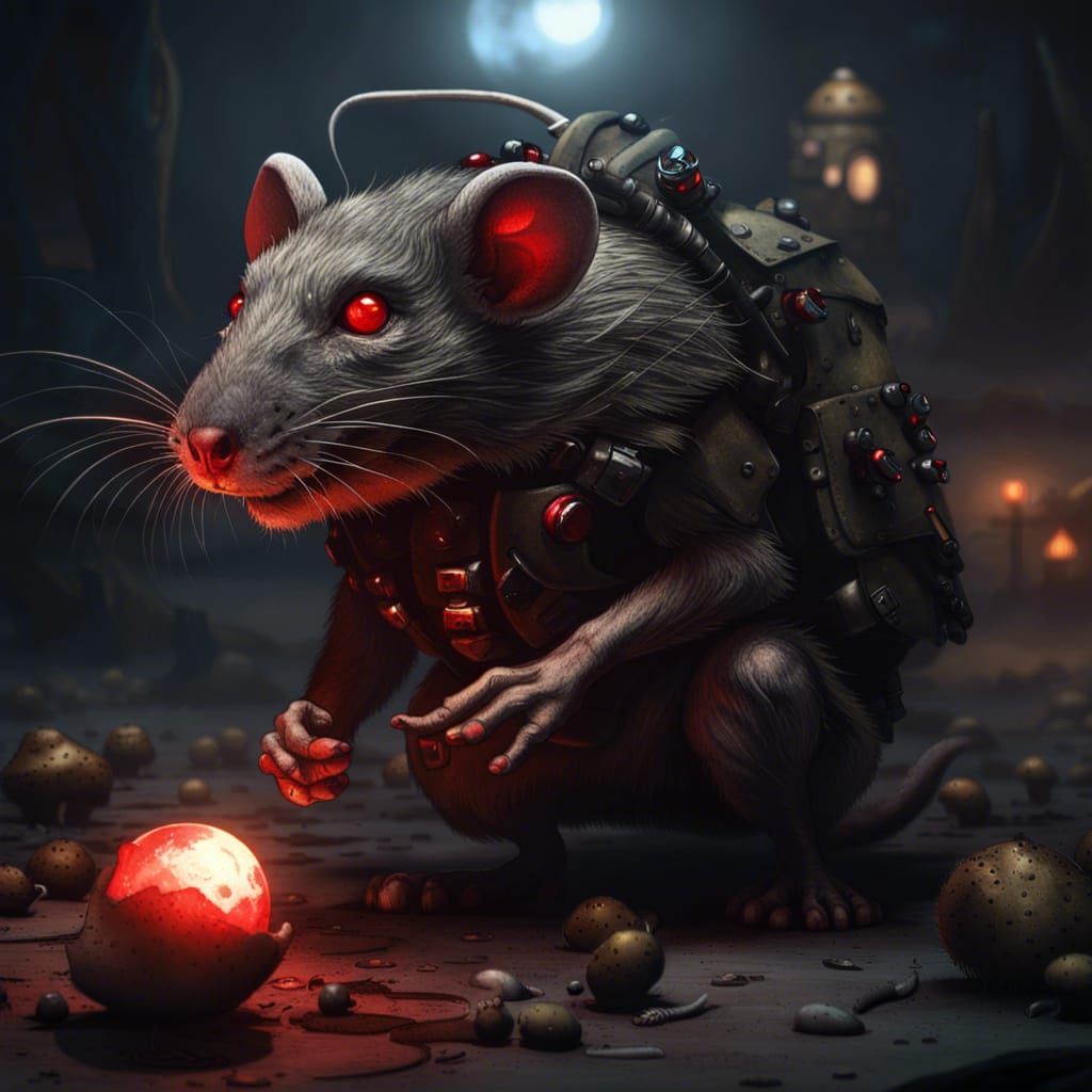 The Rat Bomb Squeek. - AI Generated Artwork - NightCafe Creator