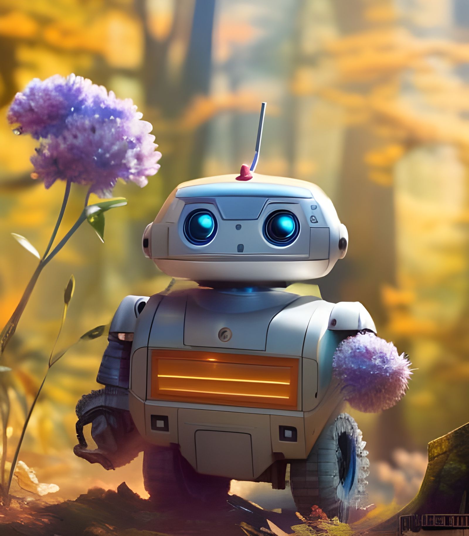 Spring Robot - AI Generated Artwork - NightCafe Creator