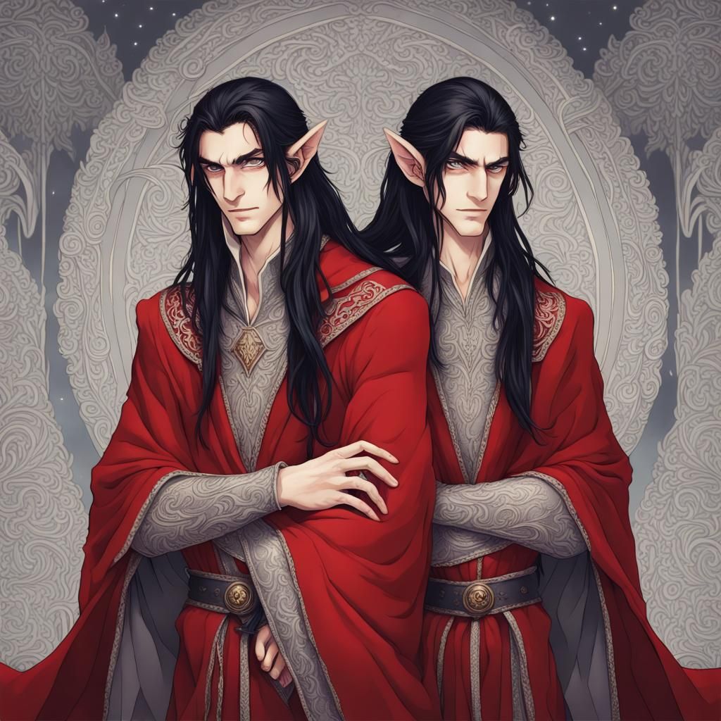 Curufin and Feanor - AI Generated Artwork - NightCafe Creator