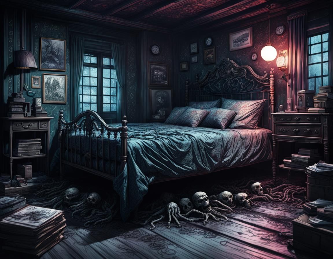 Haunting Nightmares - AI Generated Artwork - NightCafe Creator