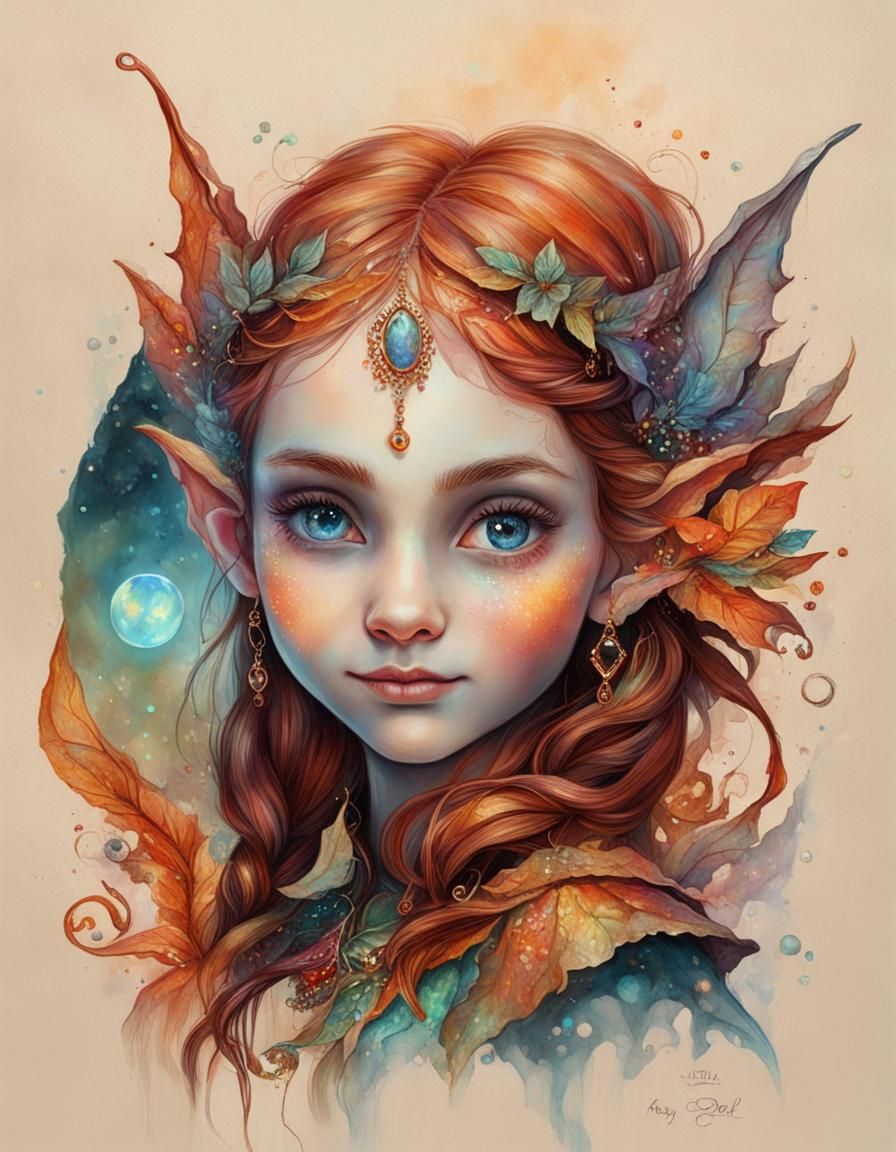 Autumn Elf - AI Generated Artwork - NightCafe Creator