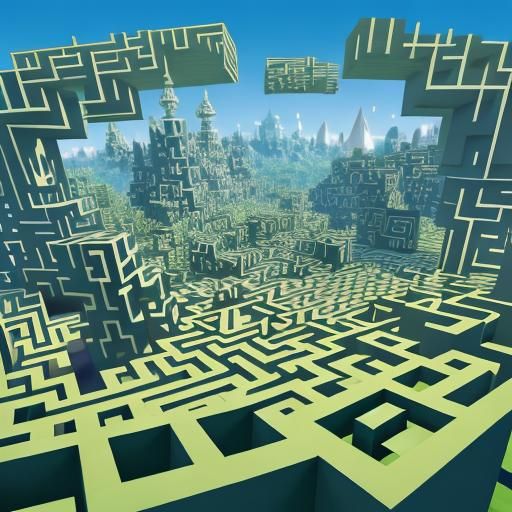 Just some weird maze - AI Generated Artwork - NightCafe Creator