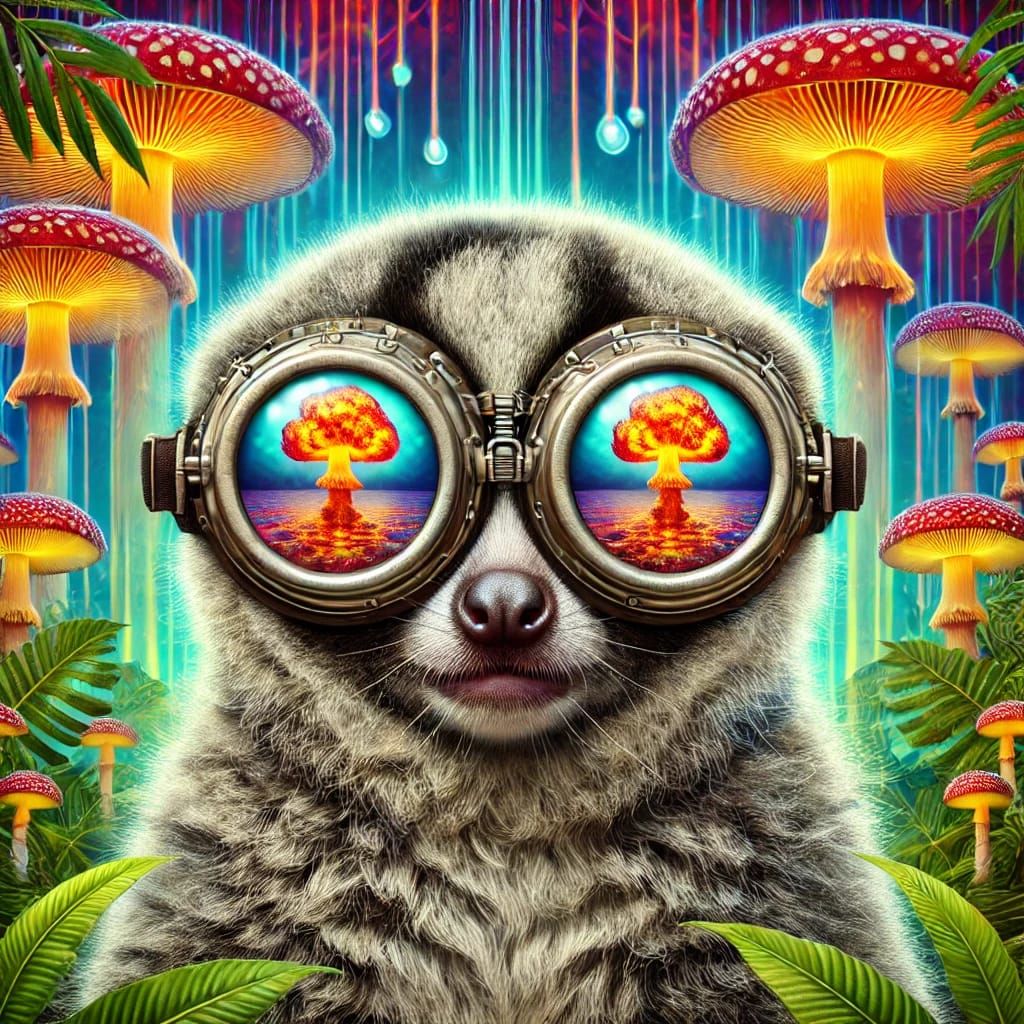 Mushroom Gazer - AI Generated Artwork - NightCafe Creator