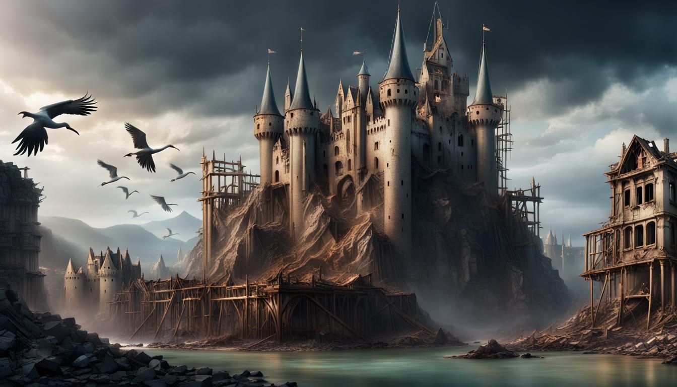 Rebuilding - AI Generated Artwork - NightCafe Creator