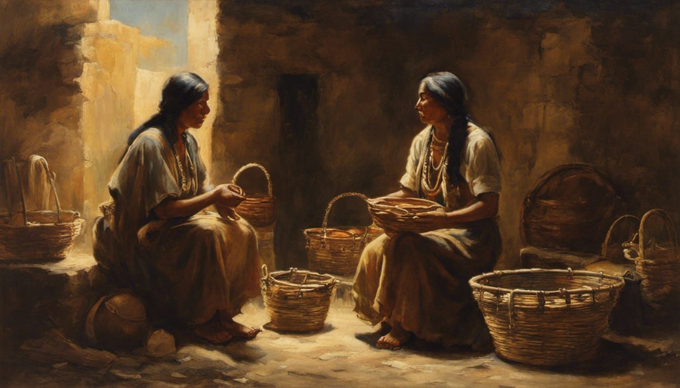 Chronicles of a Native Americans Mono women making baskets 1910 ...
