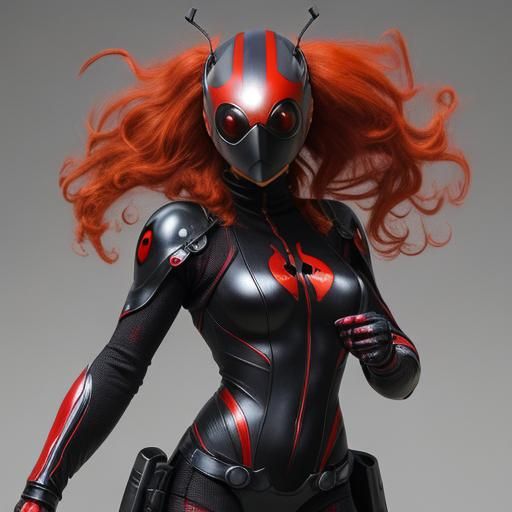 Lady bug superhero - AI Generated Artwork - NightCafe Creator