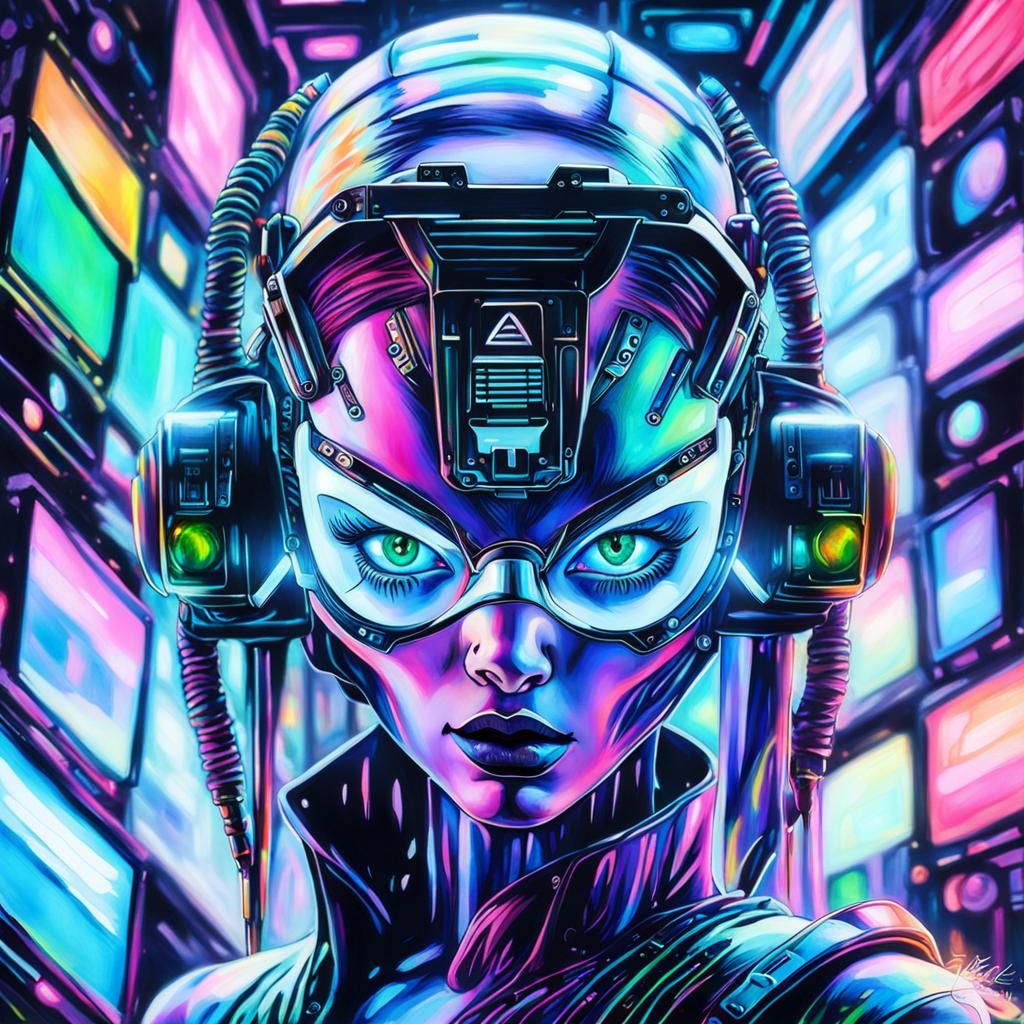 Heroine Hacker - AI Generated Artwork - NightCafe Creator