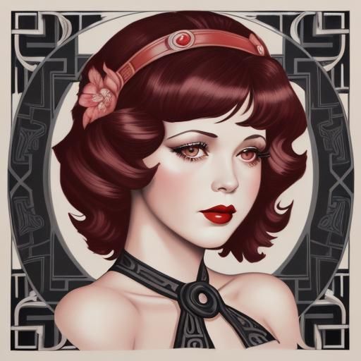 Deco Darling - AI Generated Artwork - NightCafe Creator