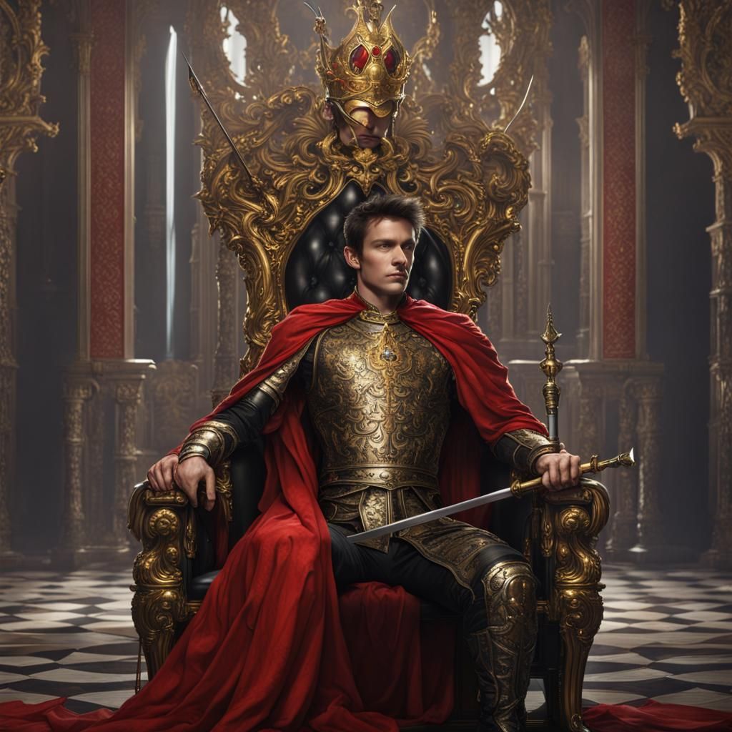 Golden King - AI Generated Artwork - NightCafe Creator