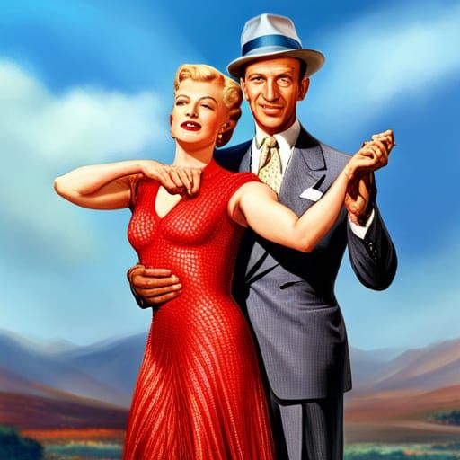 Bollywood Musical Dancing Fred Astaire and Ginger Rogers colorized ...