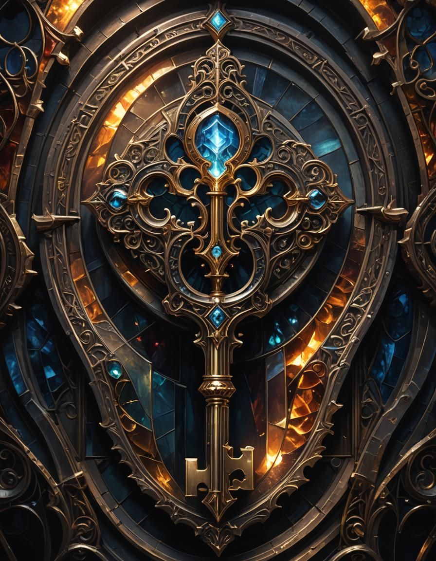 Mechanical Key - AI Generated Artwork - NightCafe Creator