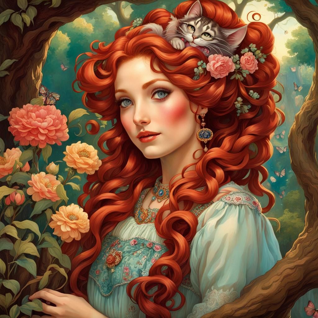 Oh, Alice, dear, where have you been? - AI Generated Artwork ...