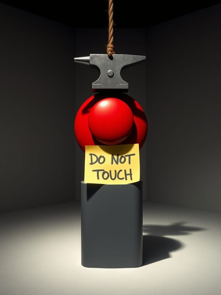 Do Not Touch 2/4 - Ominous Warning in a Foreboding Industria...