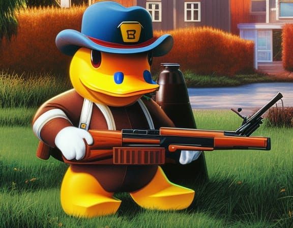 Rubber Duck Hunt - AI Generated Artwork - NightCafe Creator