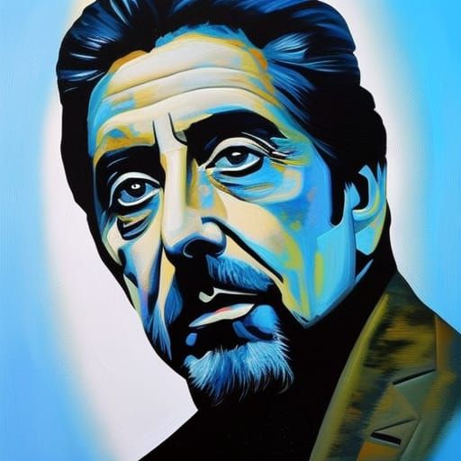 Portrait of Al Pacino - AI Generated Artwork - NightCafe Creator