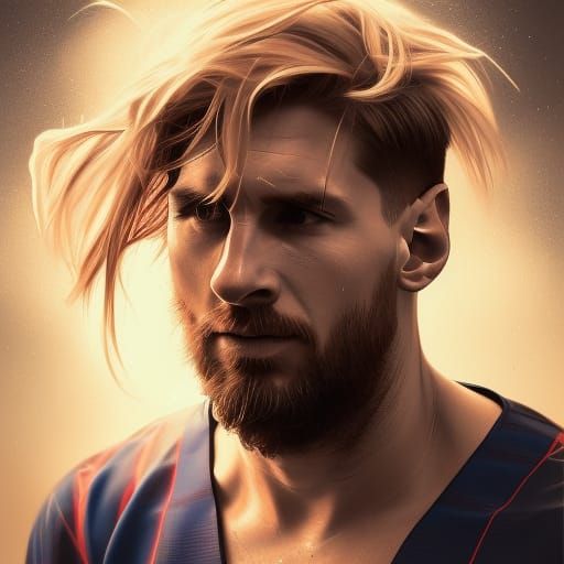 leo messi god mode head and shoulders portrait, 8k resolution concept ...
