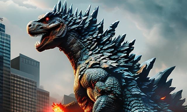 Godzilla - AI Generated Artwork - NightCafe Creator