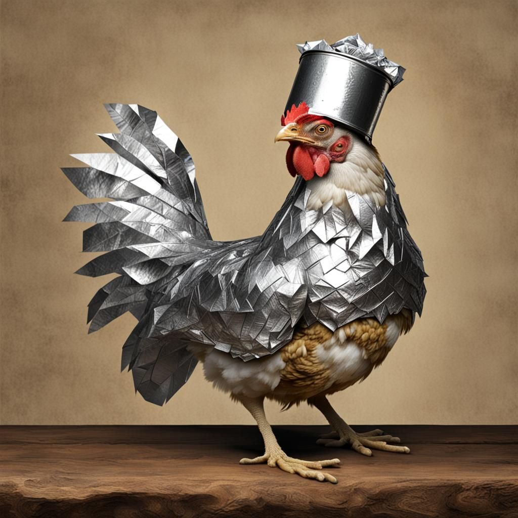 Tin Foil Hat Gang - AI Generated Artwork - NightCafe Creator