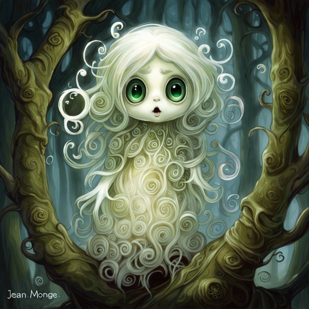 Forest Ghost Fail - AI Generated Artwork - NightCafe Creator