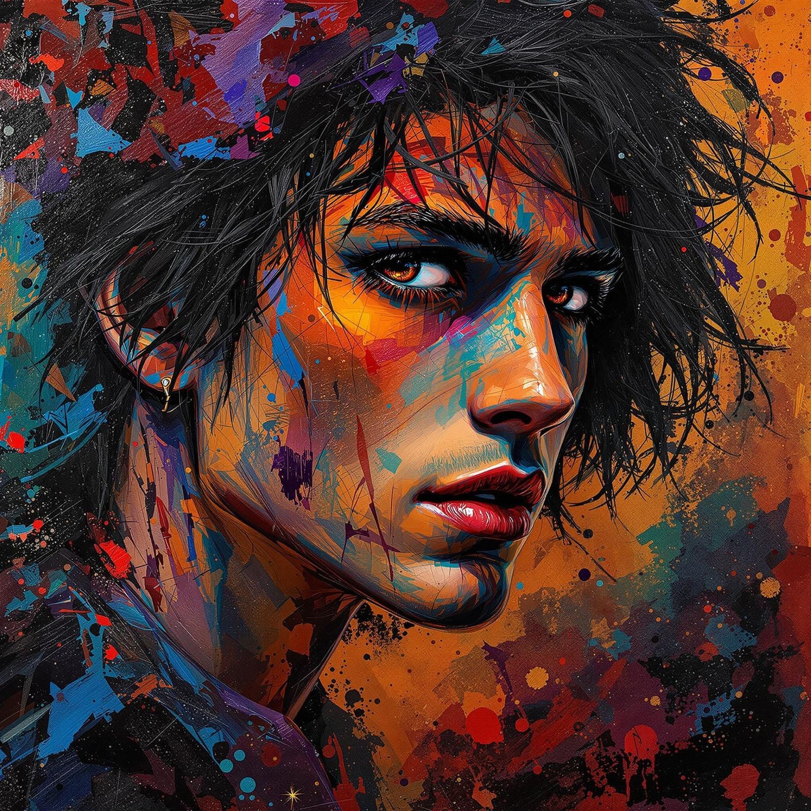 💔🔥 Filigree, young gypsy man Flux pro ultra