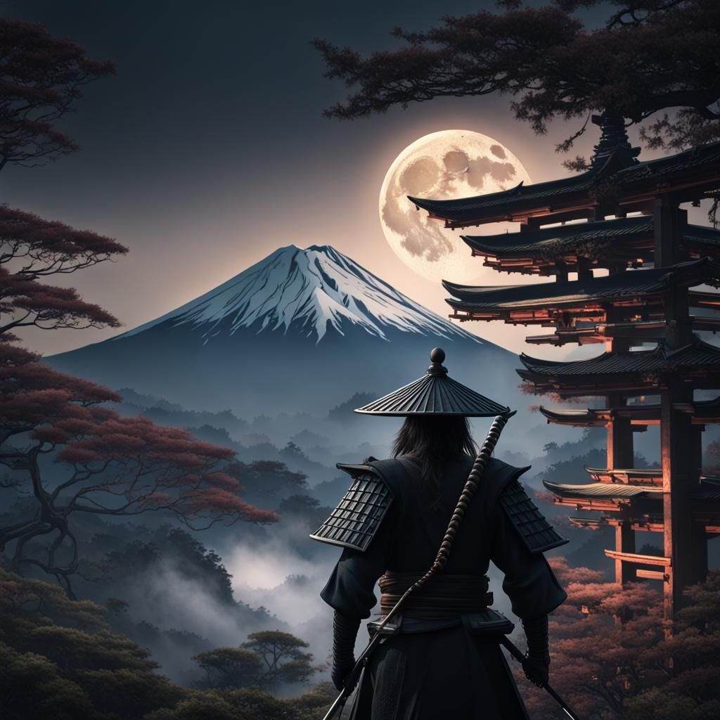 Samurai. - AI Generated Artwork - NightCafe Creator