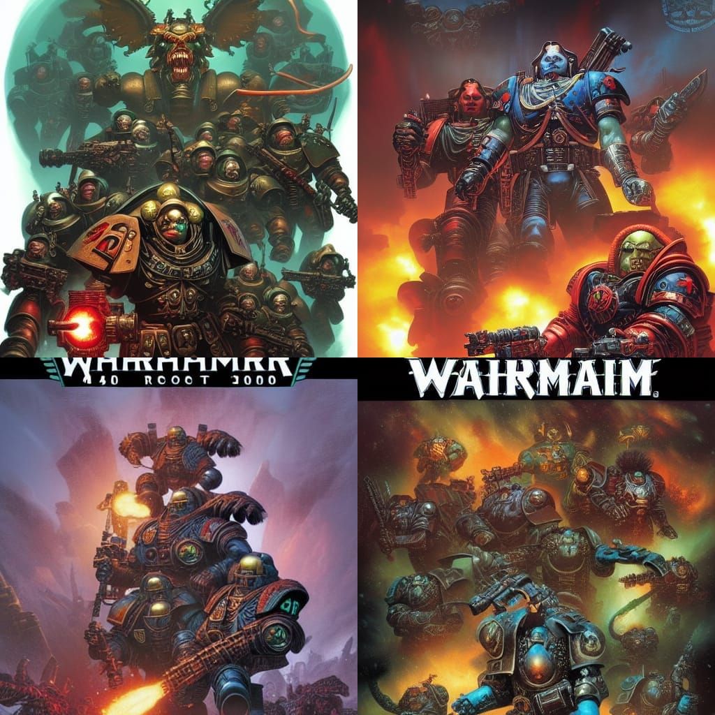 Warhammer 40.000 - AI Generated Artwork - NightCafe Creator