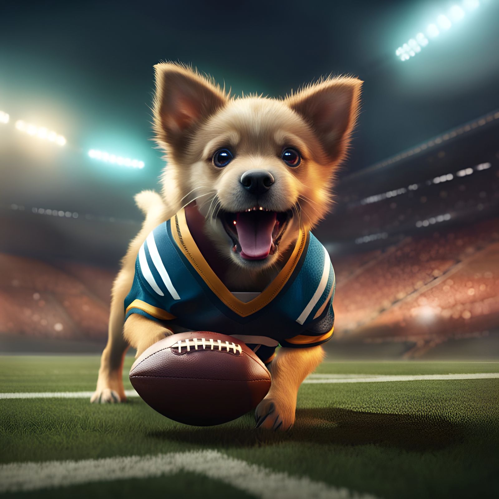 TOUCHDOWN!!! - AI Generated Artwork - NightCafe Creator