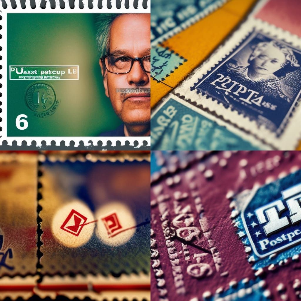 postage stamp - AI Generated Artwork - NightCafe Creator